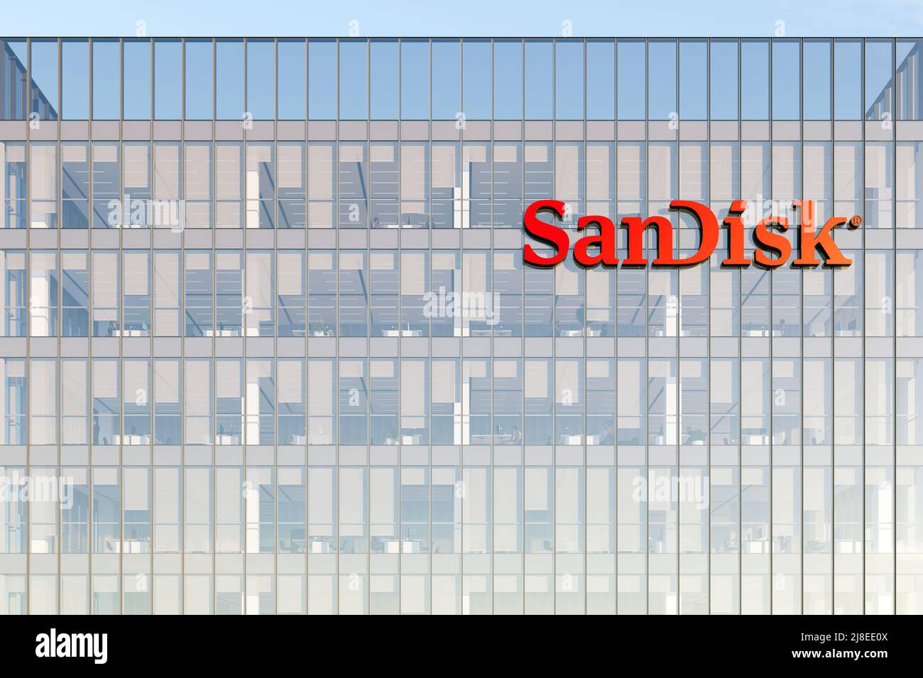 Milpitas, CA, USA. May 2, 2022. Editorial Use Only, 3D CGI. SanDisk ...