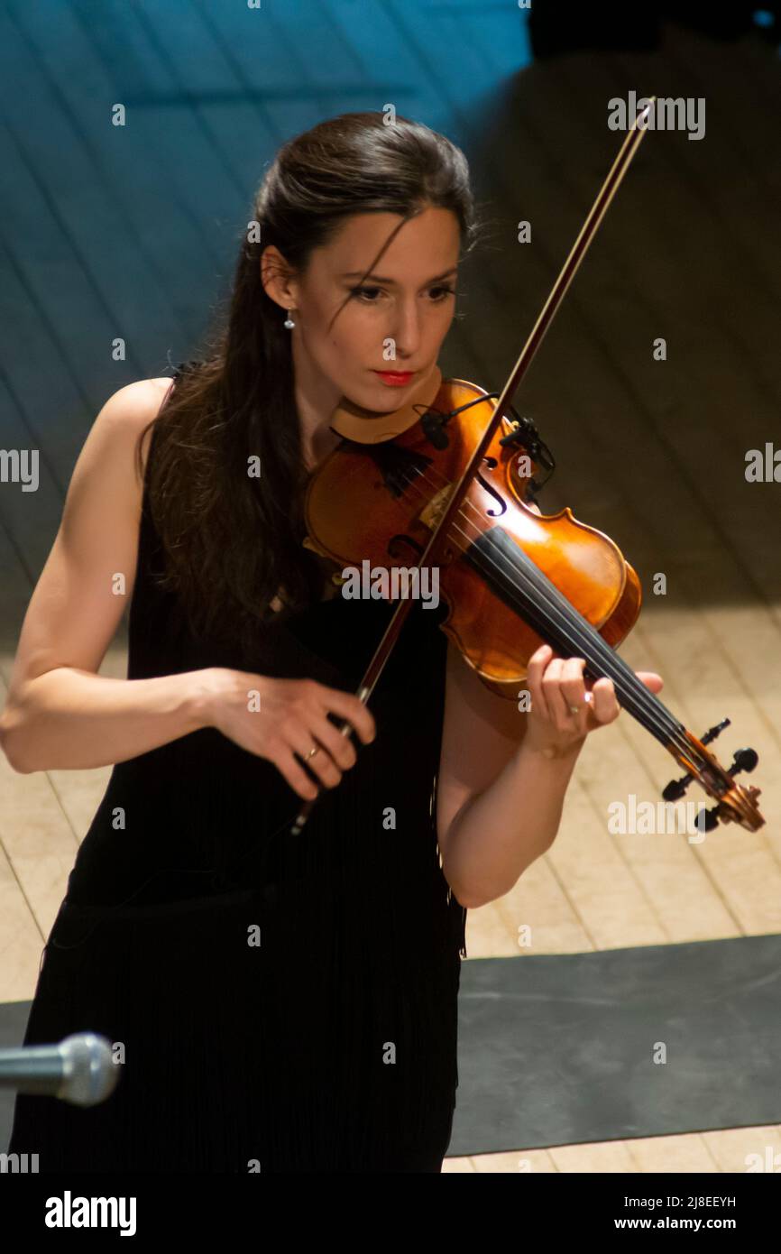 8 May 2022 - London - Barbara Dziewiecka-Data violin playing at a ...