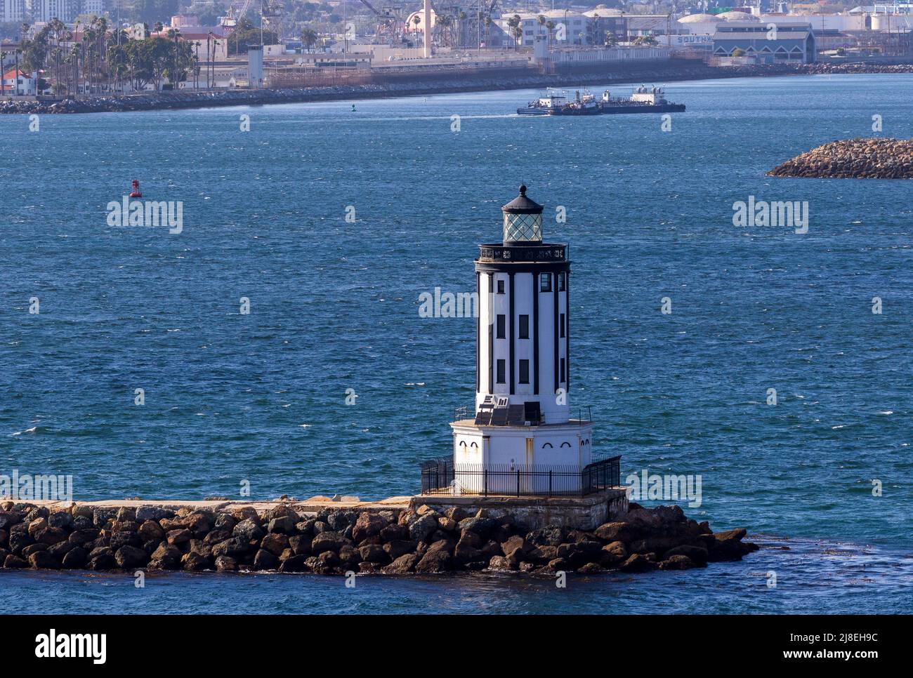 Angel's Gate Lighthouse, Port of Los Angeles, San Pedro, California ...