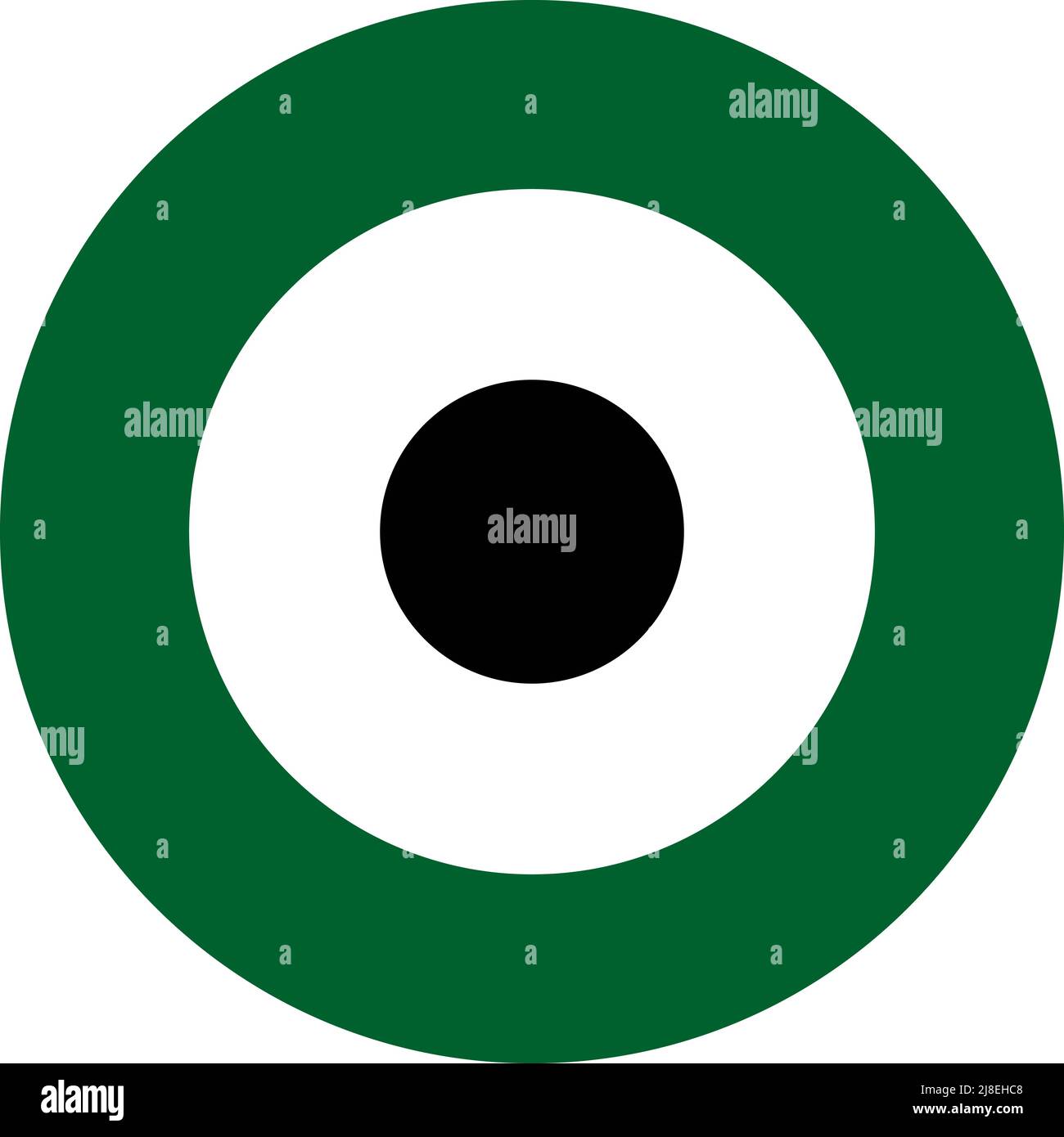 Top view of flag Roundel, United Arab Emirates. UAE travel and patriot ...