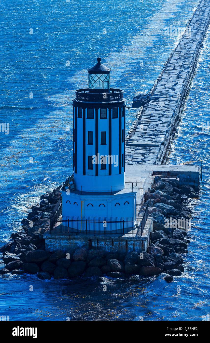 Angel's Gate Lighthouse, Port of Los Angeles, San Pedro, California ...