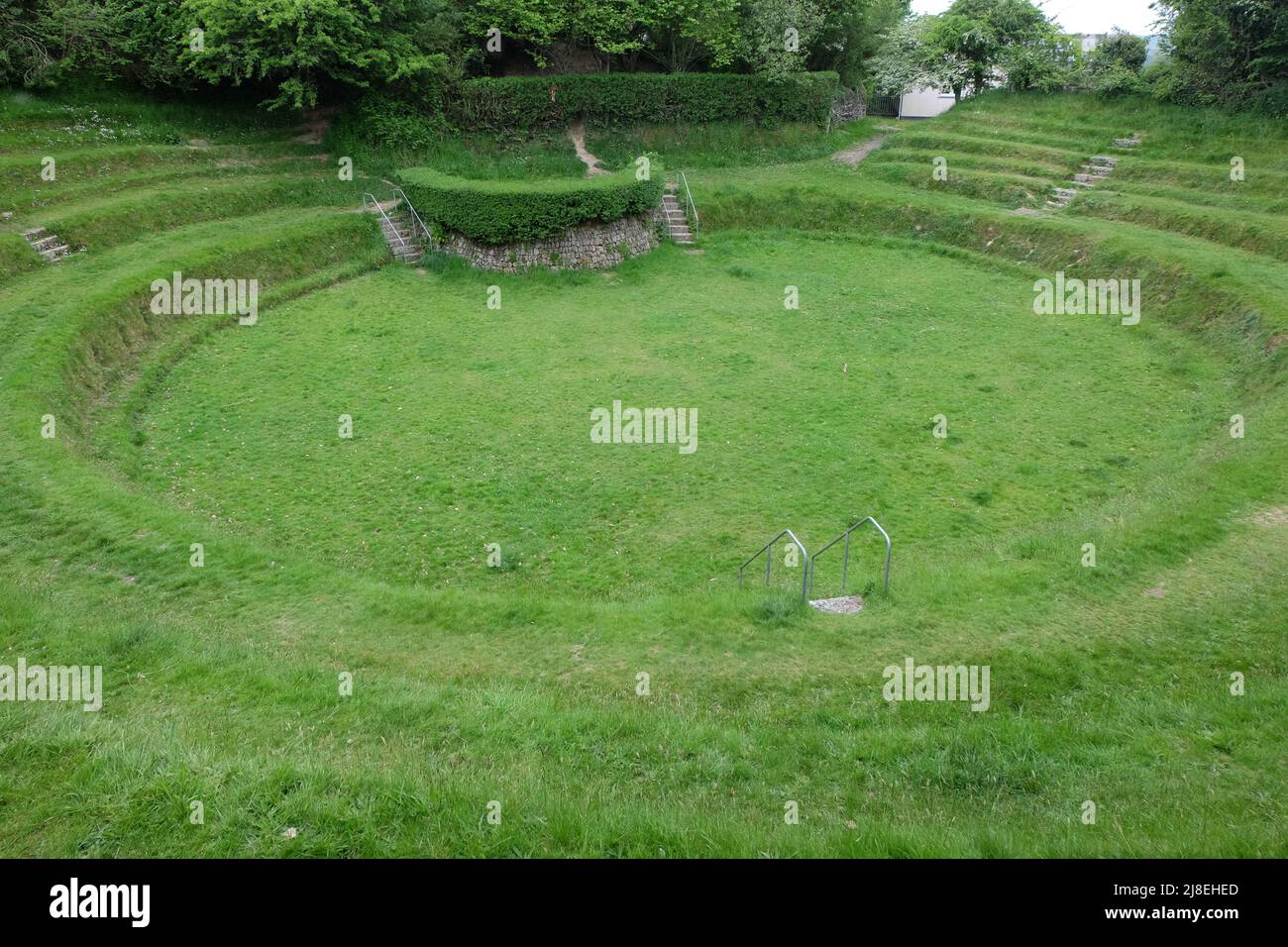 Indian Queens Methodist Preaching Pit, Cornwall, England, UK Stock ...