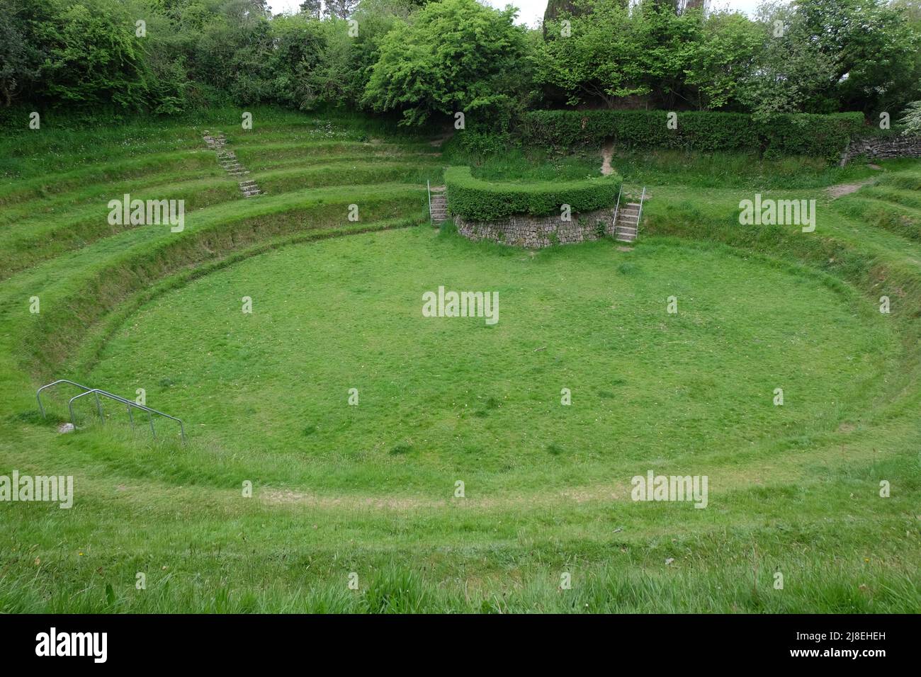 Indian Queens Methodist Preaching Pit, Cornwall, England, UK Stock ...
