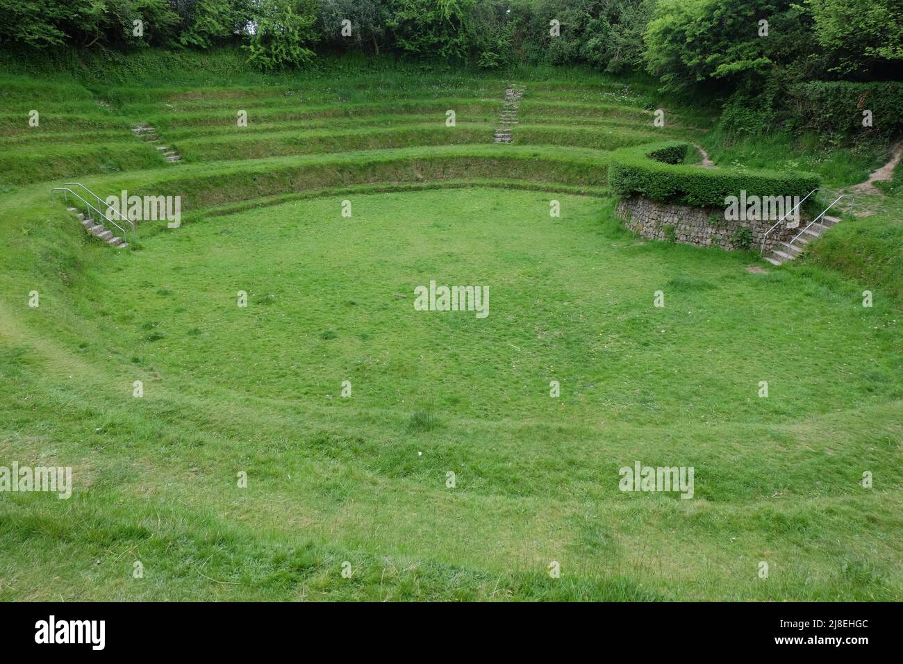 Indian Queens Methodist Preaching Pit, Cornwall, England, UK Stock ...