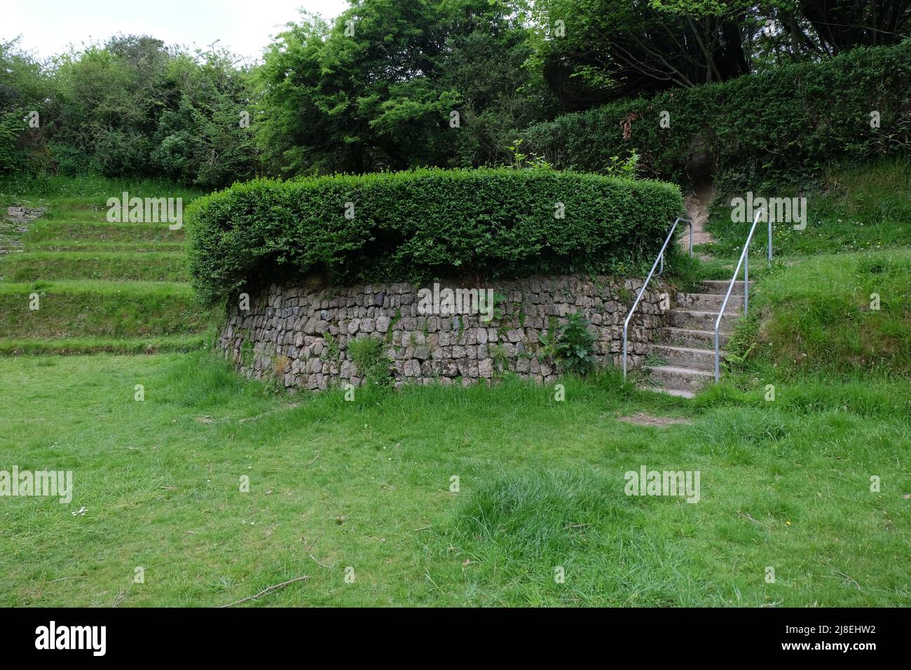Indian Queens Methodist Preaching Pit, Cornwall, England, UK Stock ...