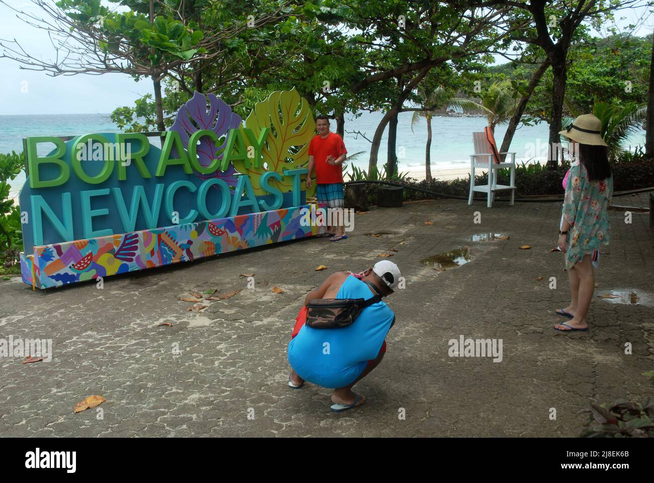 Boracay new coast sign hi-res stock photography and images - Alamy
