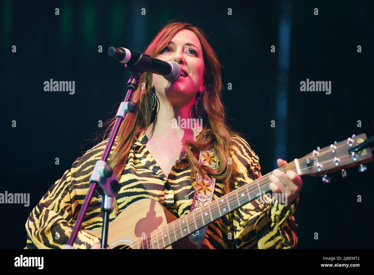 Singer Mai Meneses known as Nena Daconte performs during the concert of ...