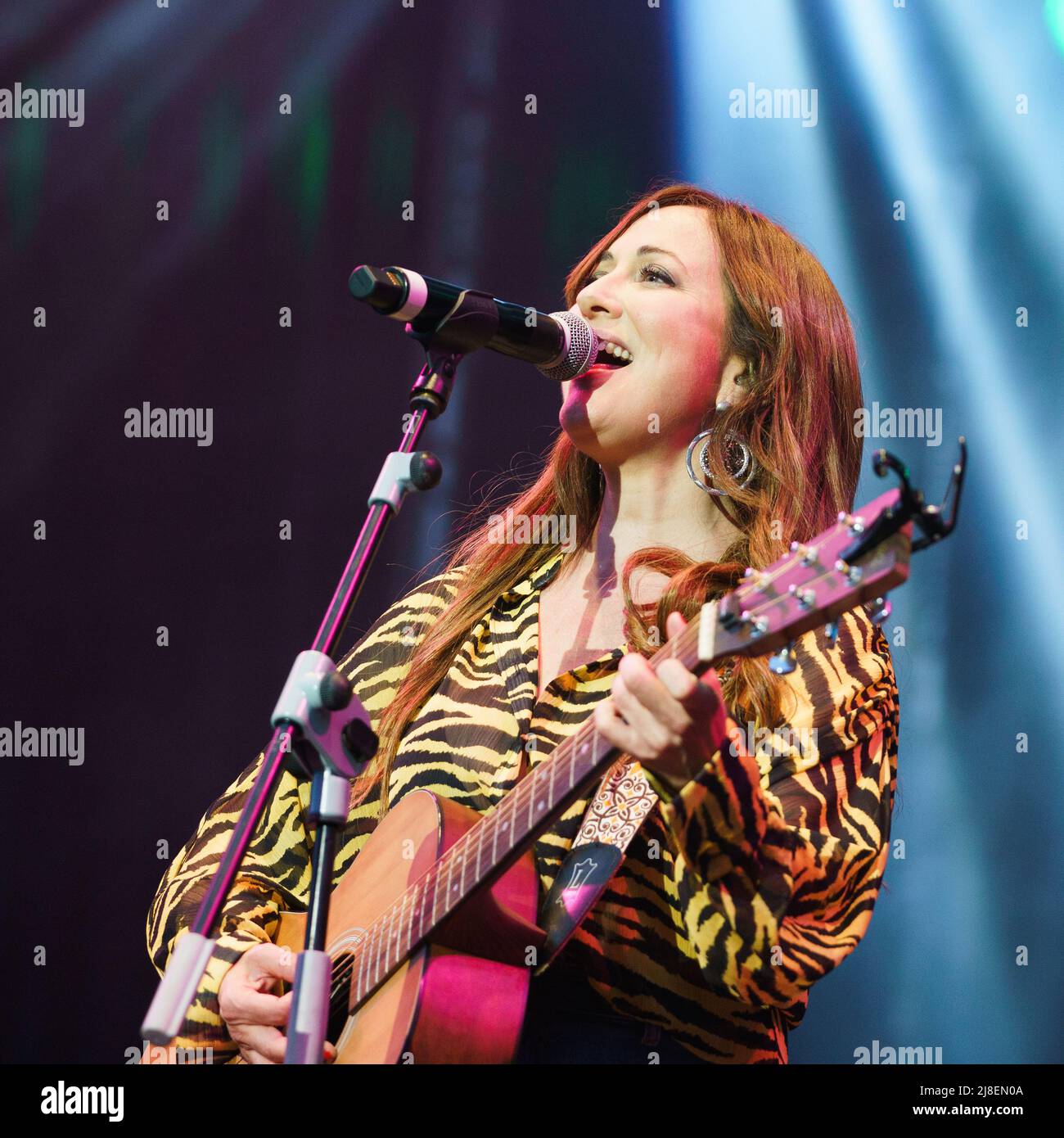 Singer Mai Meneses known as Nena Daconte performs during the concert of ...