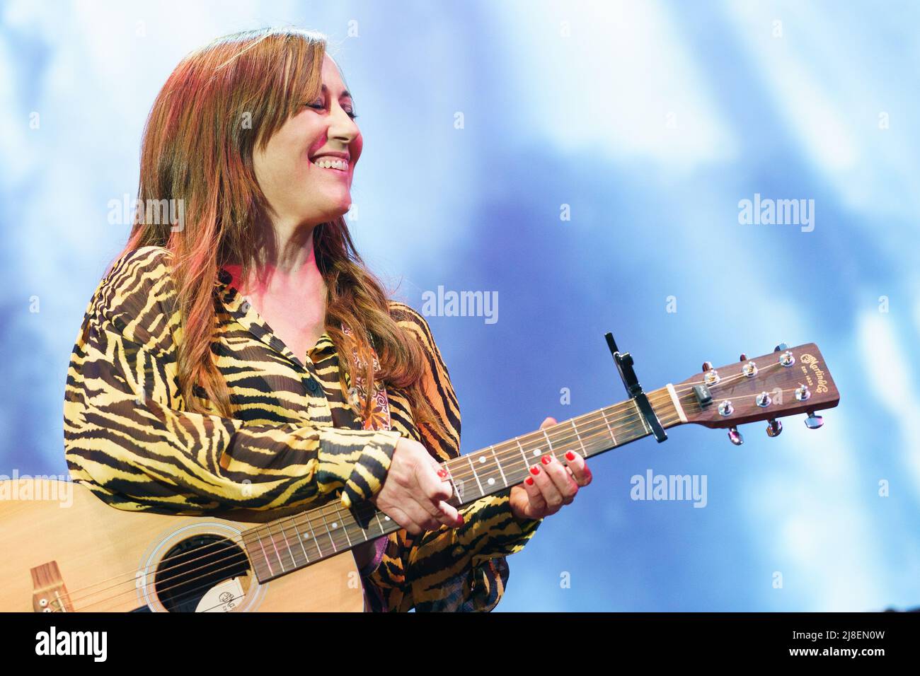 Singer Mai Meneses known as Nena Daconte performs during the concert of ...