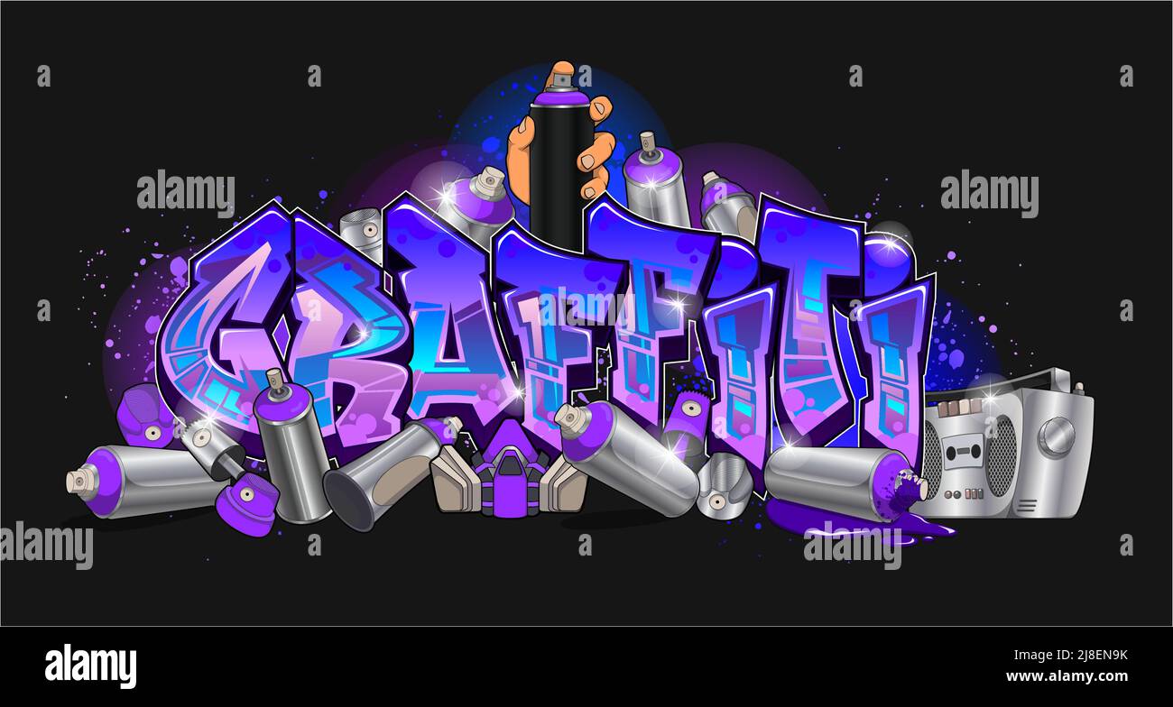 Graffiti dancer Stock Vector Images - Alamy