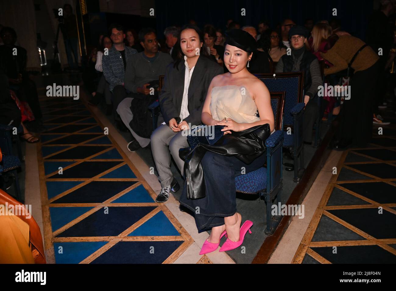 London, UK. 15th May, 2022. Victoria Zhang (L) is a designer attend ...