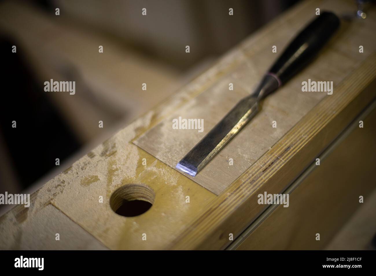 Hand tools for cutting wood. Joinery. Blade made of steel Stock Photo ...
