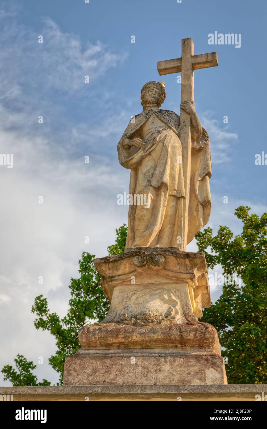 Saint Helena statue in Bjelovar Croatia Stock Photo - Alamy