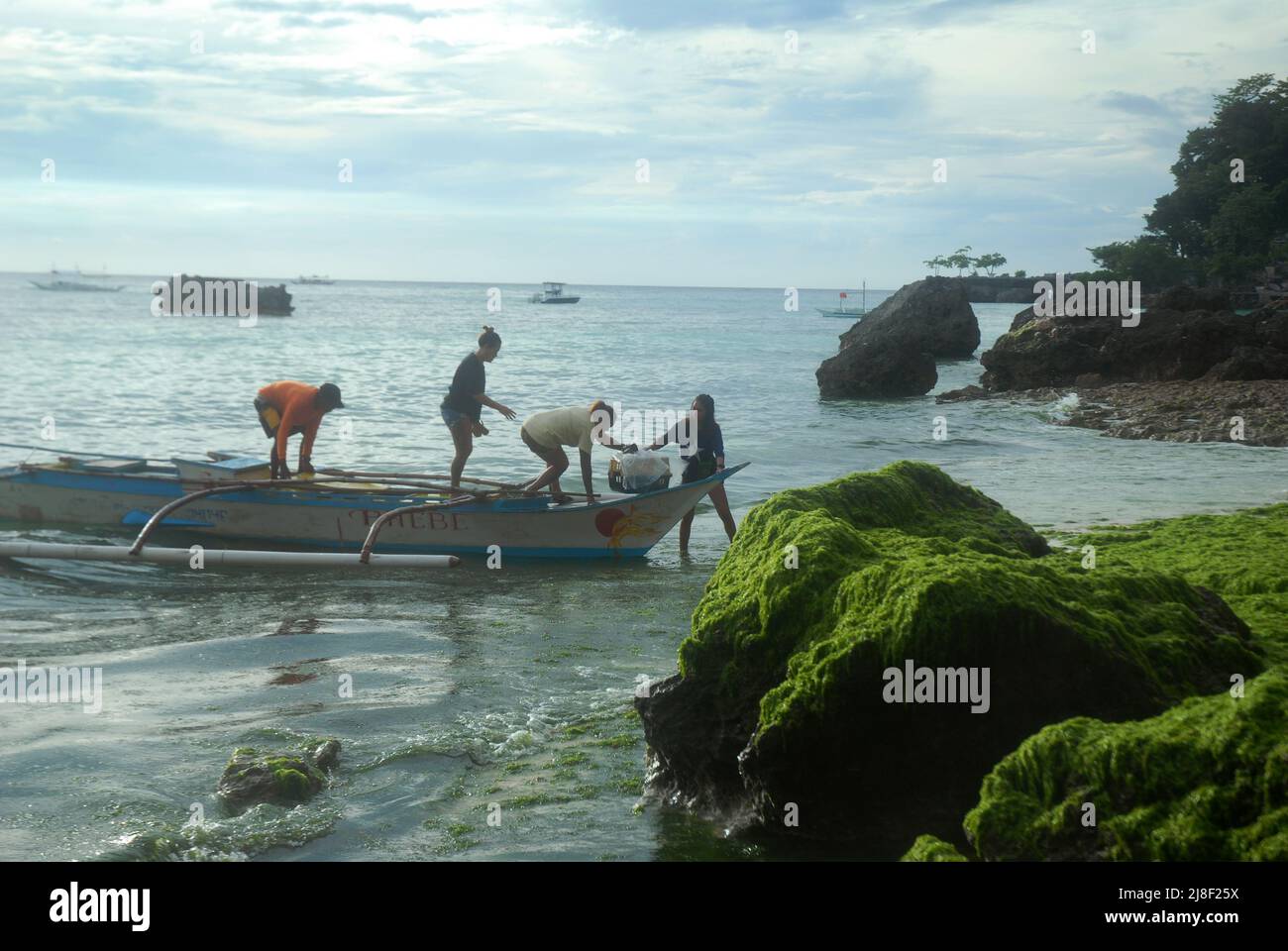 Balinghai Beach, Boracay, The Visayas, Philippines, Southeast Asia ...