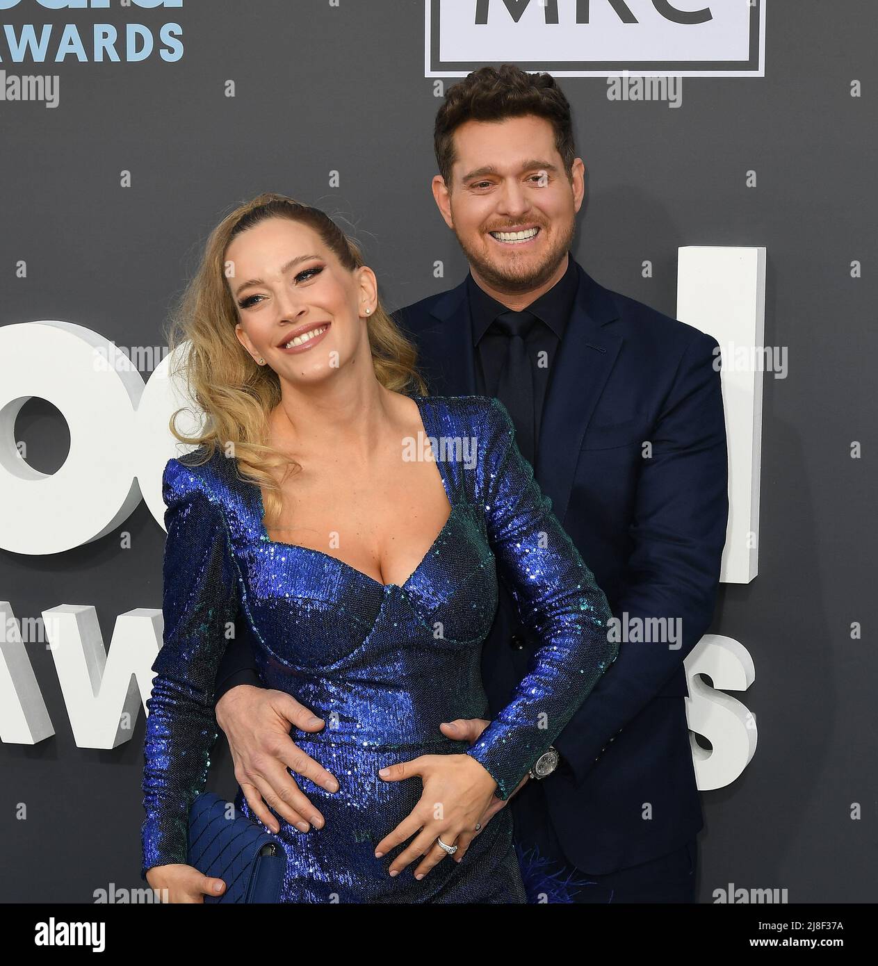 Las Vegas, USA. 15th May, 2022. Michael Buble and Luisana Lopilato ...