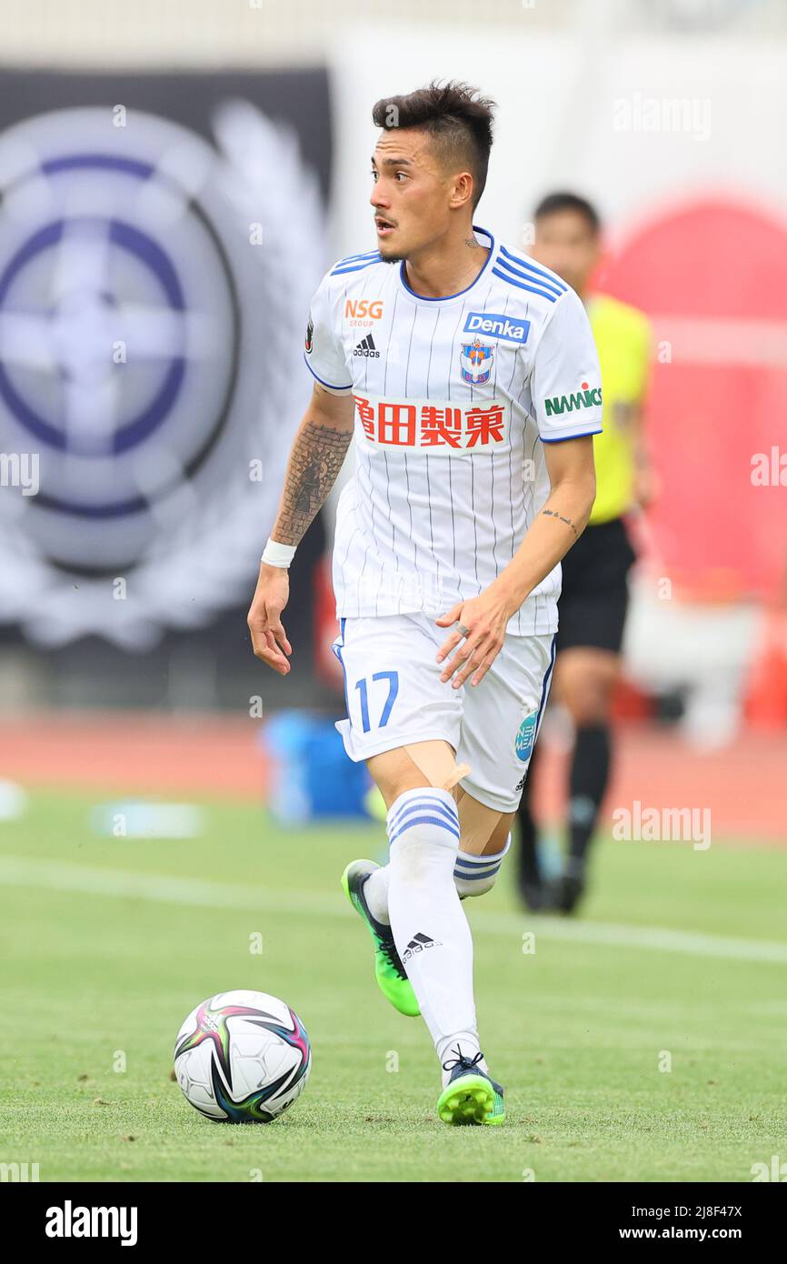Tokyo, Japan. 15th May, 2022. Ippei Shinozuka (Albirex) Football/Soccer : 2022 J2 League match ...