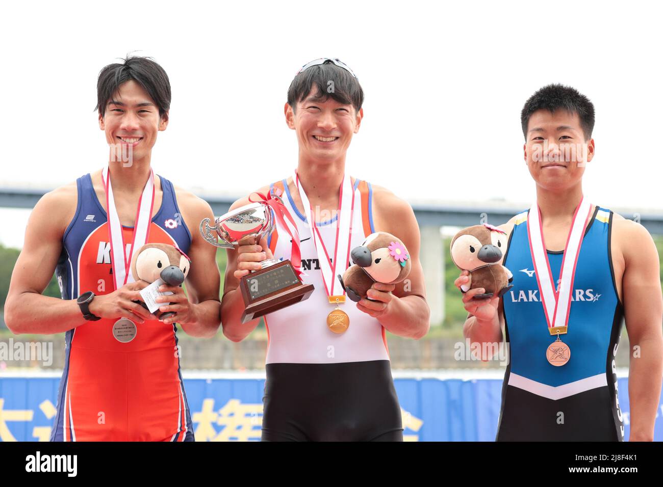 Tokyo, Japan. 15th May, 2022. (L-R) Masahiro Takeda, Ryuta Arakawa ...