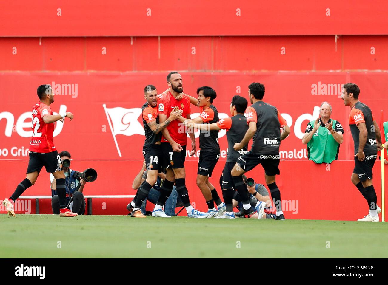 Palma de Mallorca, Spain. 15th May, 2022. Mallorca team group (Mallorca ...