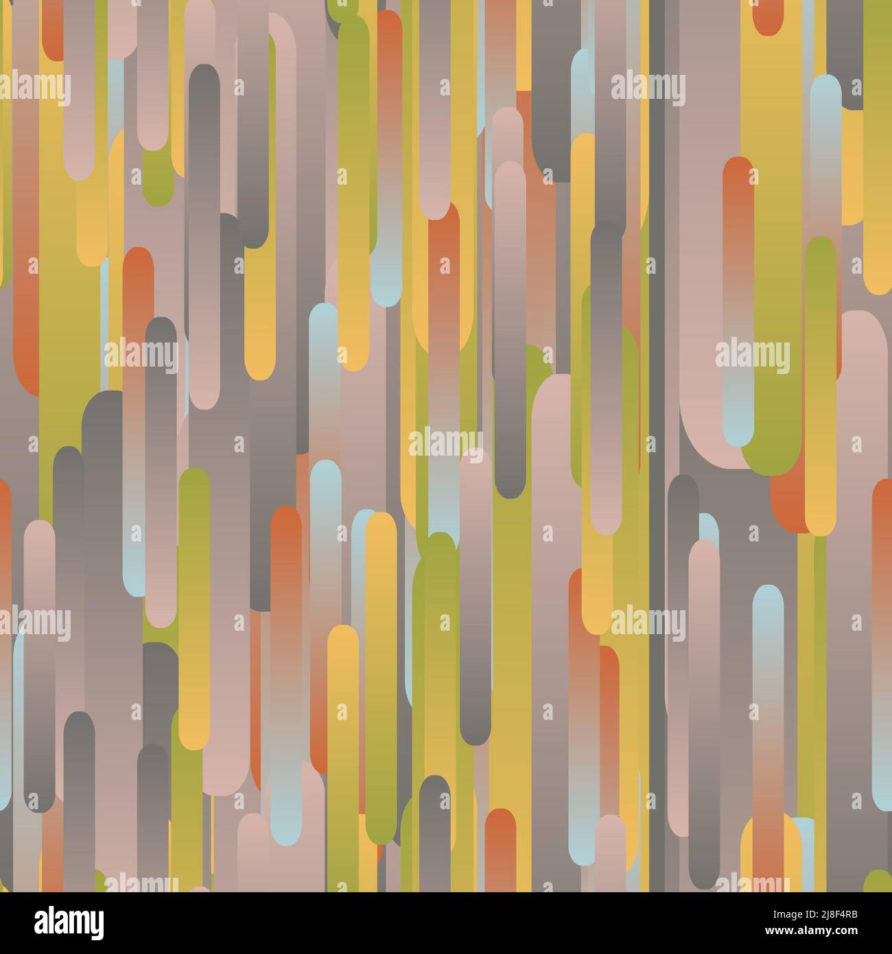 Seamless funky pill shaped gradient lines surface pattern design for ...