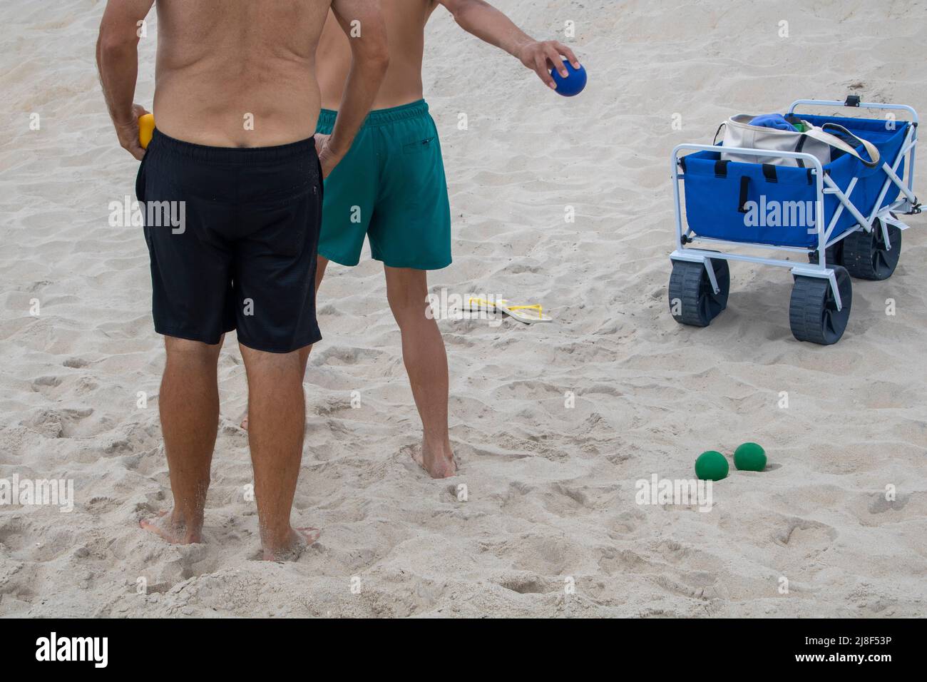 Bocce ball beach hi-res stock photography and images - Alamy