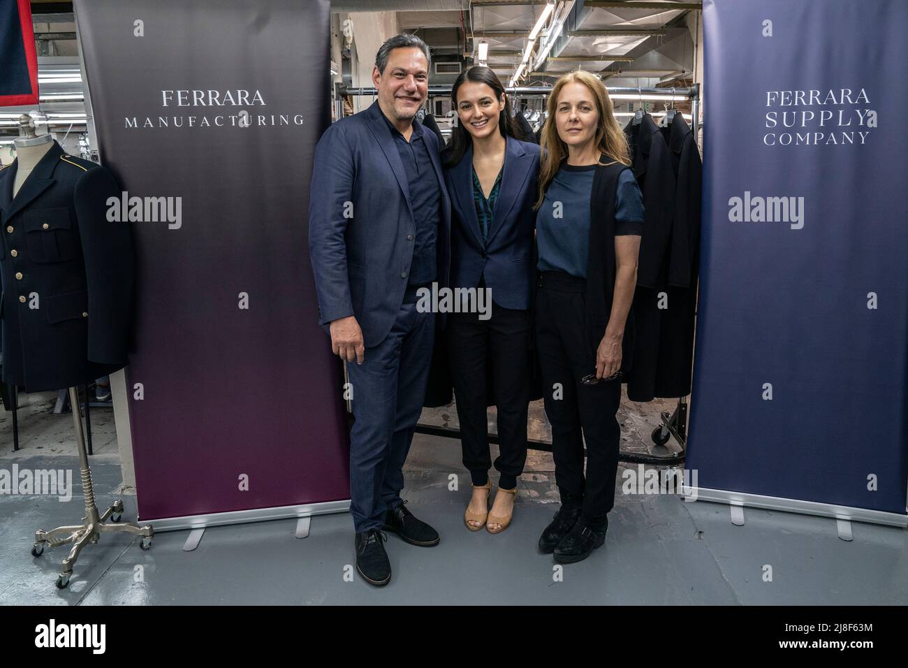 New York, NY - May 13, 2022: Joseph Ferrara, Gabrielle Ferrara, Carolyn ...