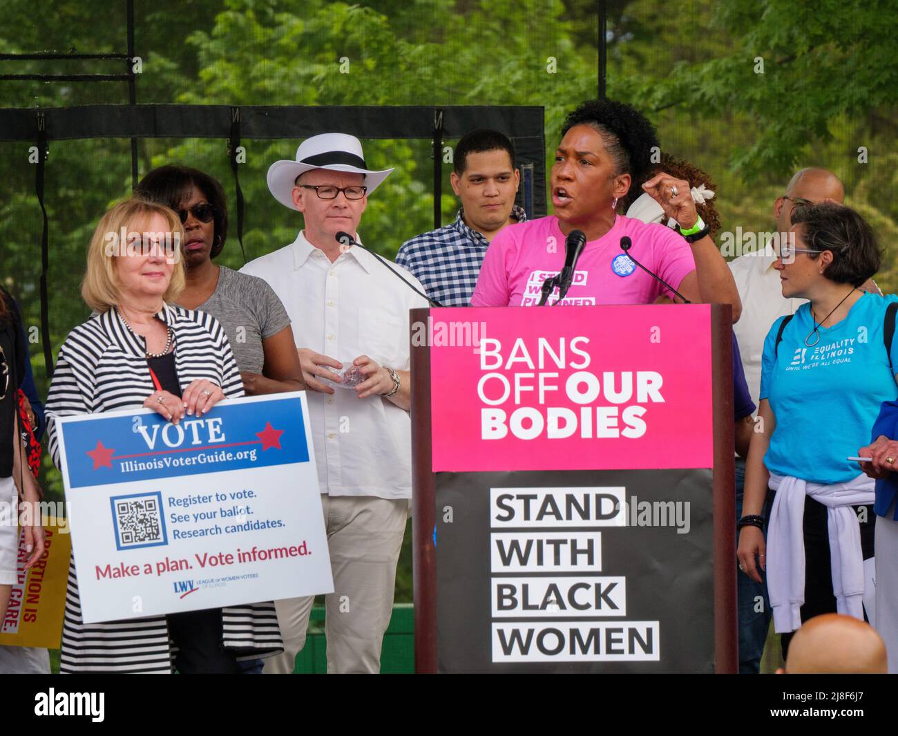 Chicago, Illinois, USA. 14th May 2022. Illinois Leiutenant Governor ...