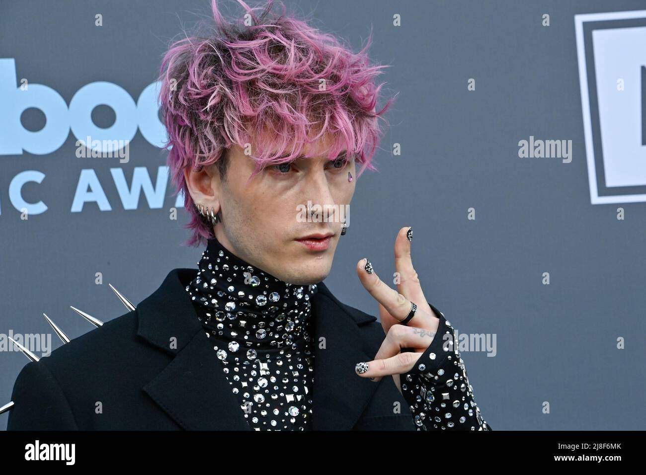 Las Vegas, United States. 15th May, 2022. Machine Gun Kelly attends the ...