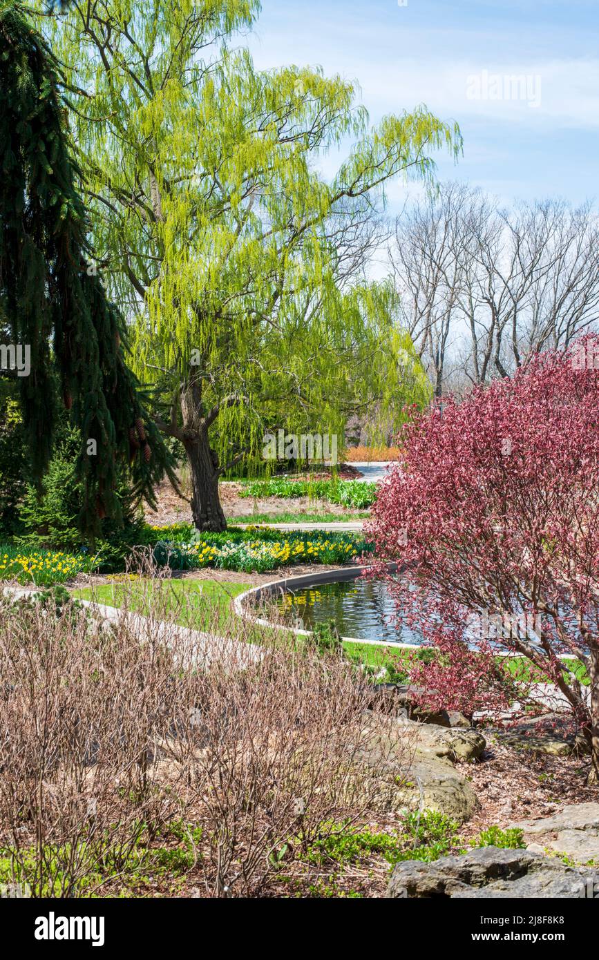 Royal Botanical Gardens - Rock Garden Stock Photo - Alamy
