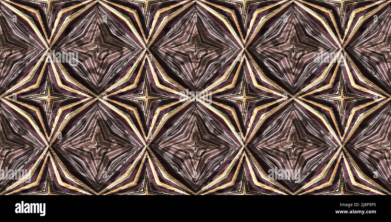 Earthy colours antique victorian geometric seamless border pattern in ...