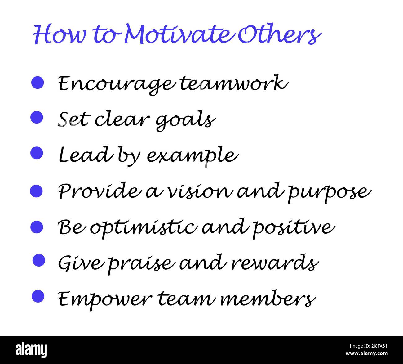 How to Motivate Others Stock Photo - Alamy