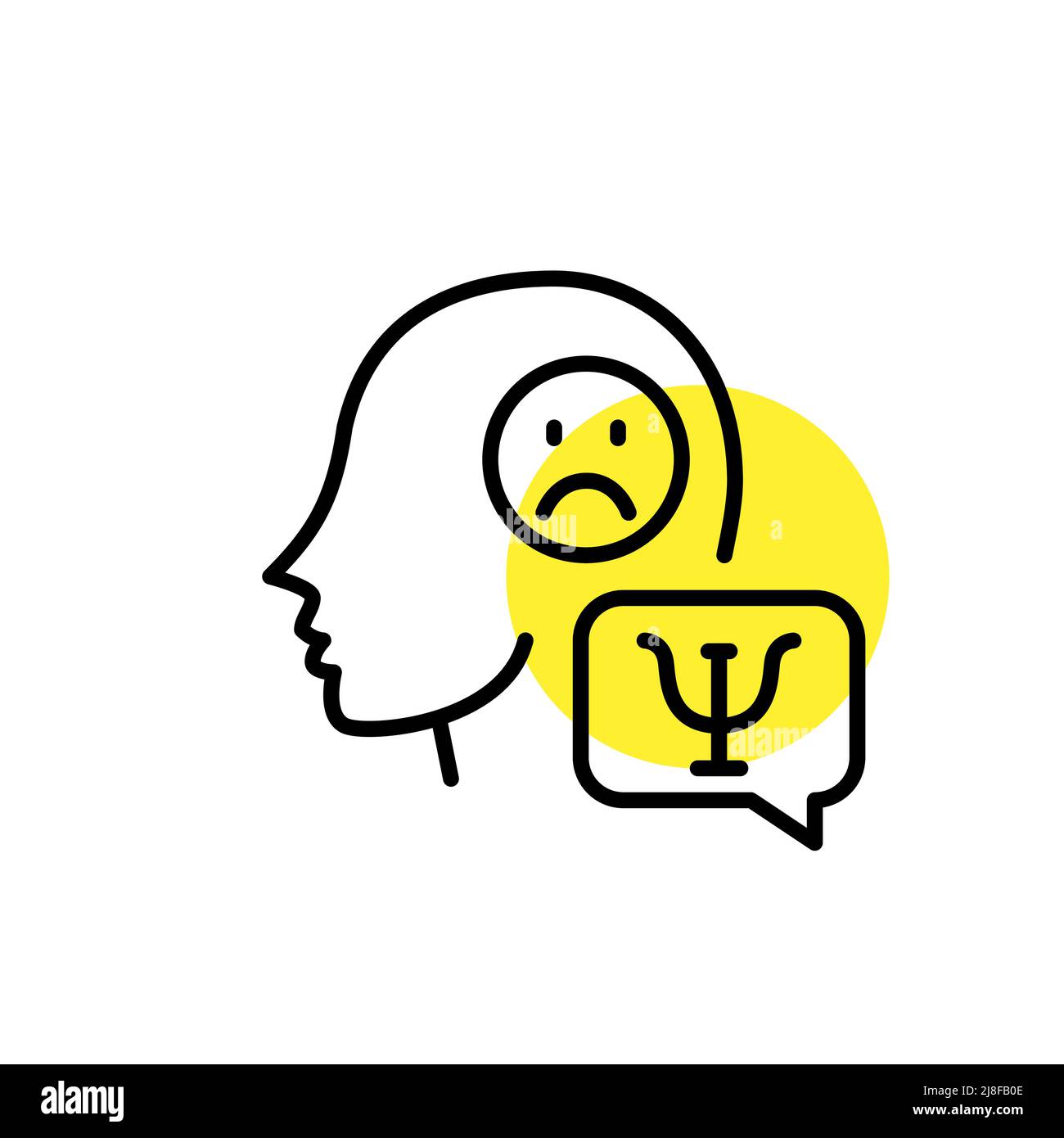 Mental health line editable Stock Vector Images - Alamy