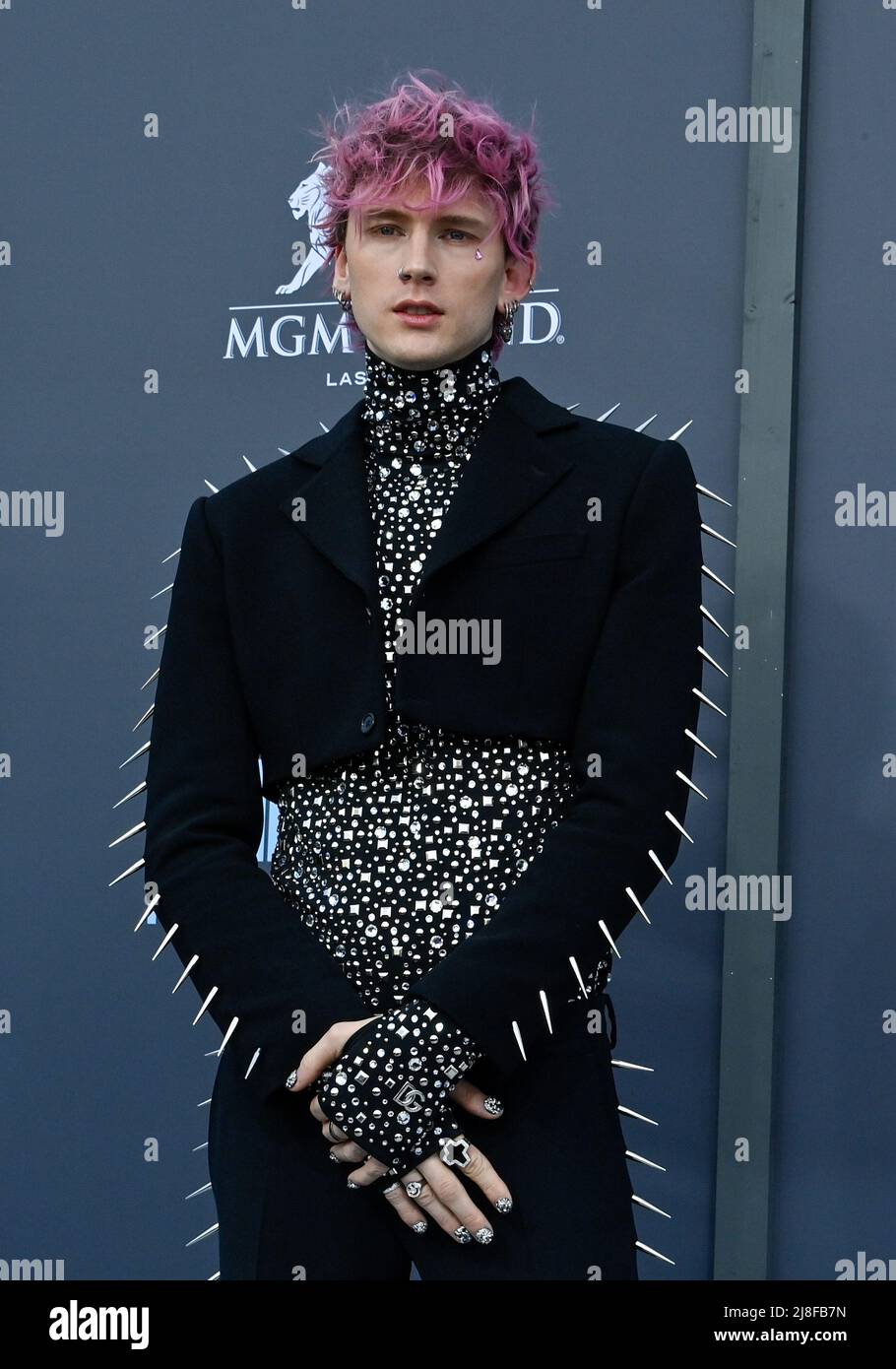 Las Vegas, United States. 15th May, 2022. Machine Gun Kelly attends the ...
