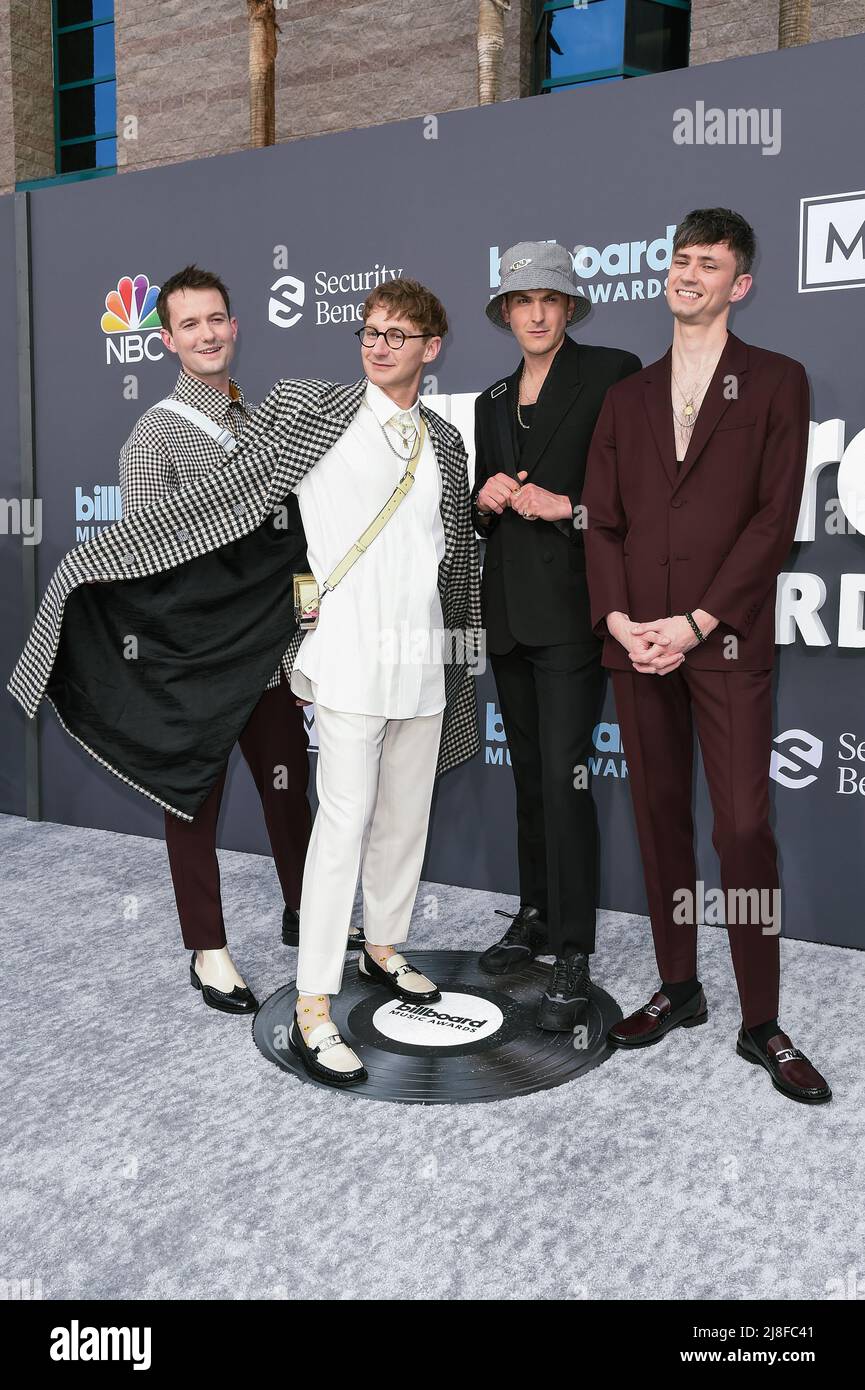 Las Vegas, USA. 15th May, 2022. Glass Animals (Joe Seaward, Ed Irwin ...