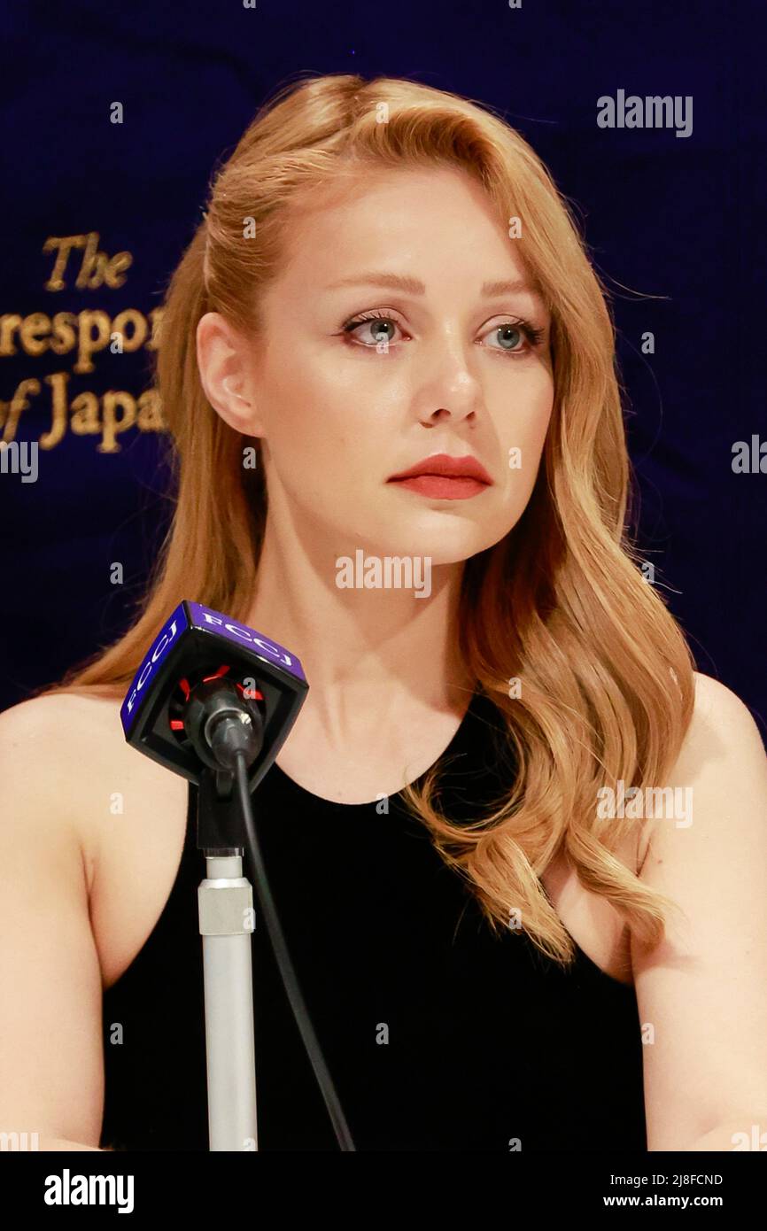 Tokyo, Japan. 16th May, 2022. Ukrainian singer Tina Karol attends a ...