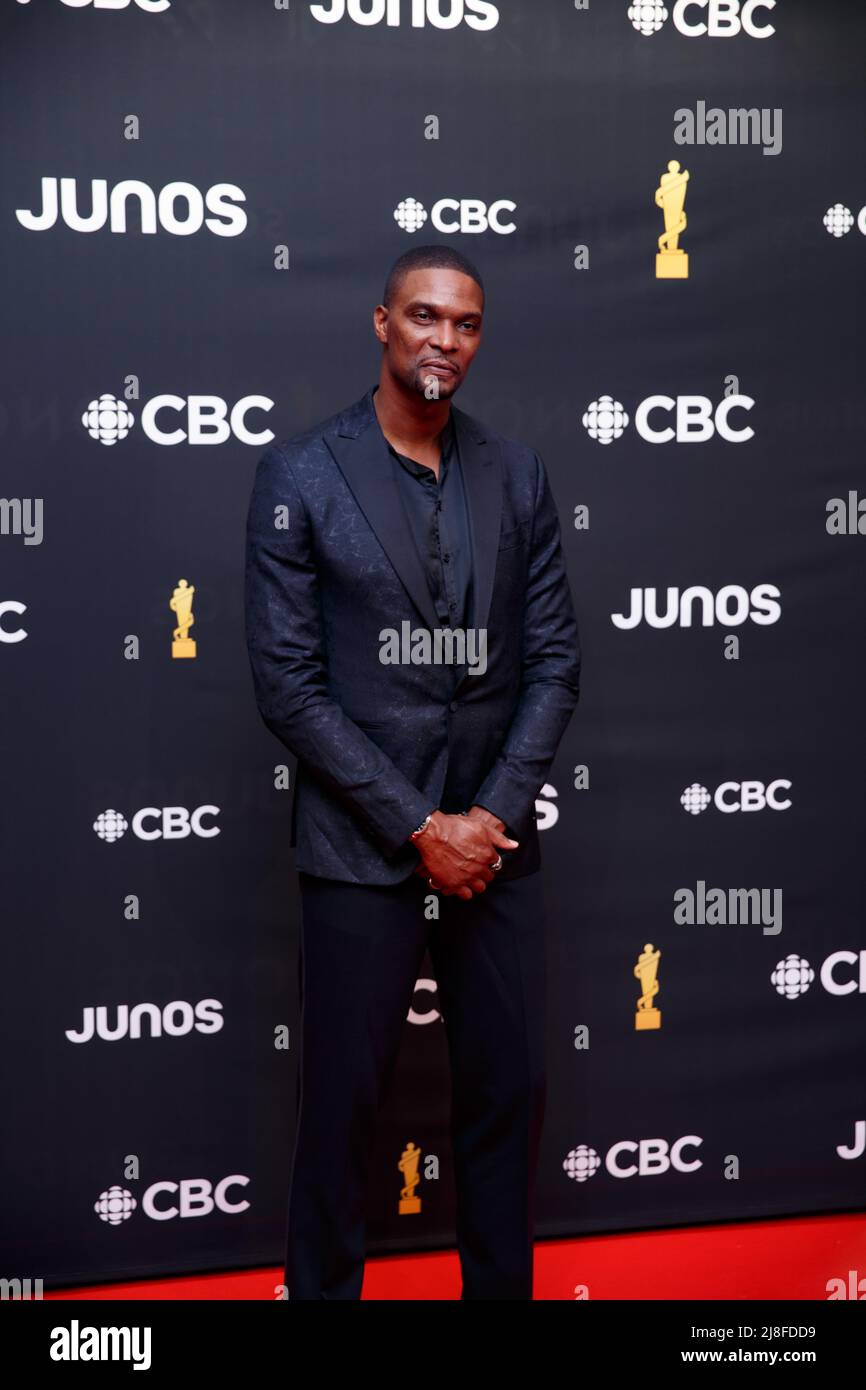 NBA superstar Chris Bosh on the Red Carpet at the 2022 Juno Awards in ...
