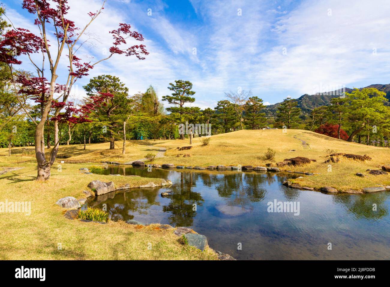 The Rakusan-en is a traditional Japanese garden located in the town of ...