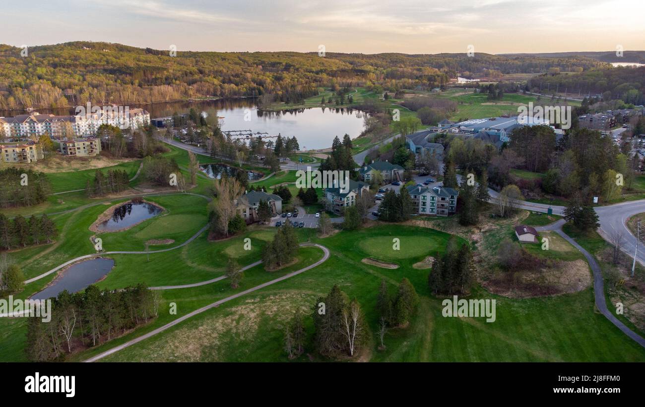 Huntsville Ontario Canada, A very popular spot. Deerhurst Resort Aerial ...