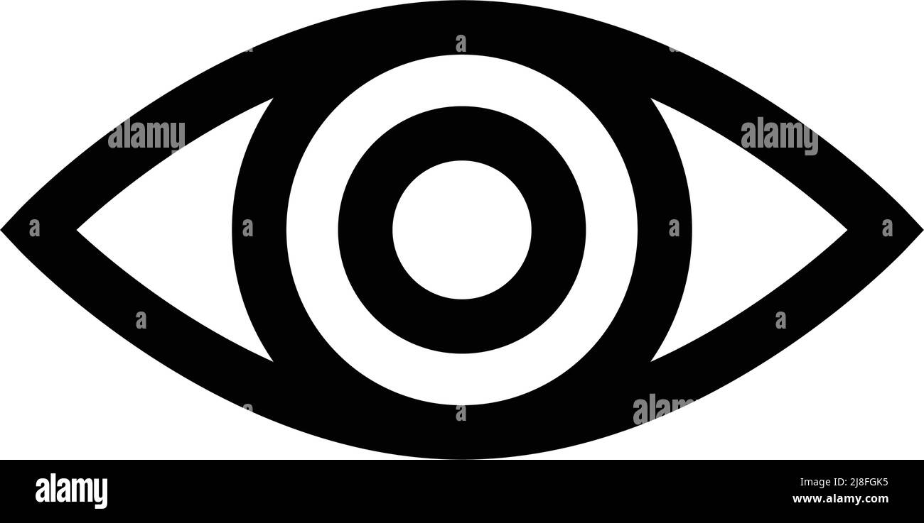 Eye symbol in web Stock Vector Images - Alamy