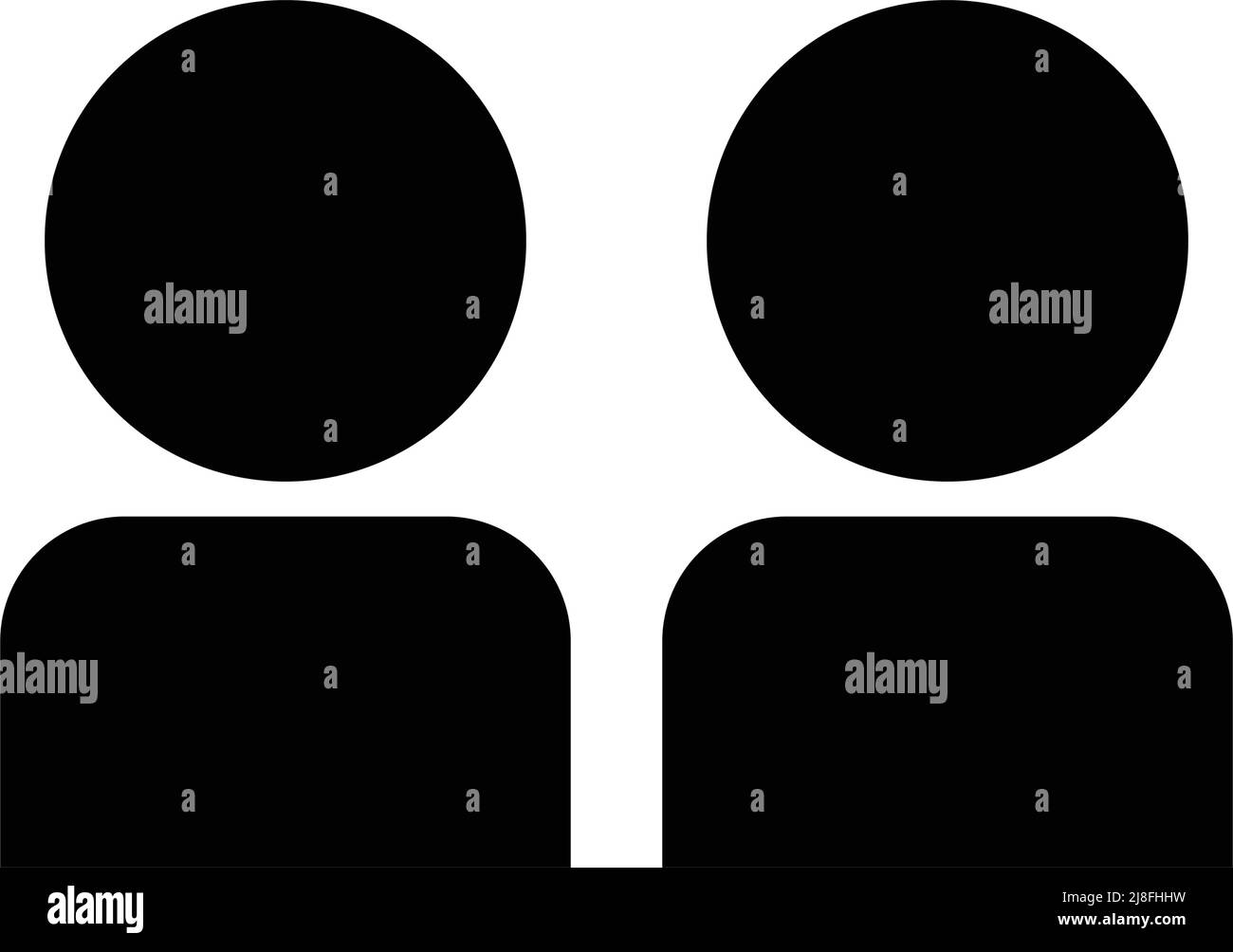 Two people business meeting silhouette Cut Out Stock Images & Pictures ...