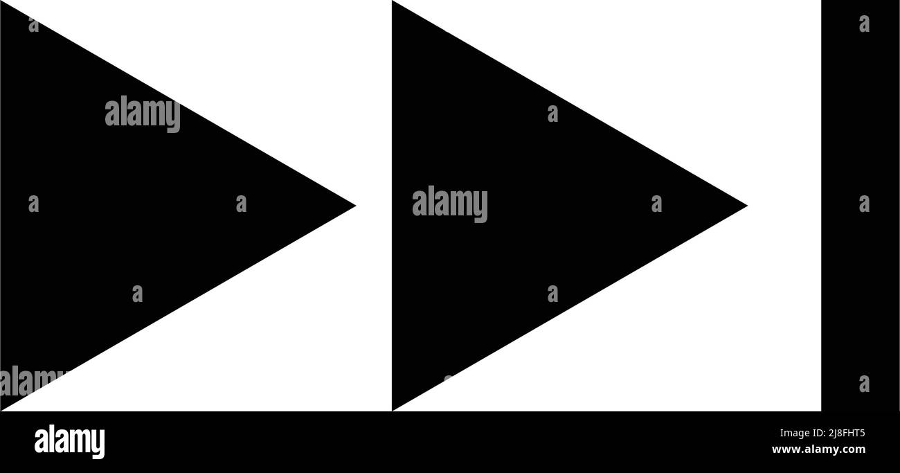 Skip silhouette icon. Simple vector. Editable vector Stock Vector Image ...