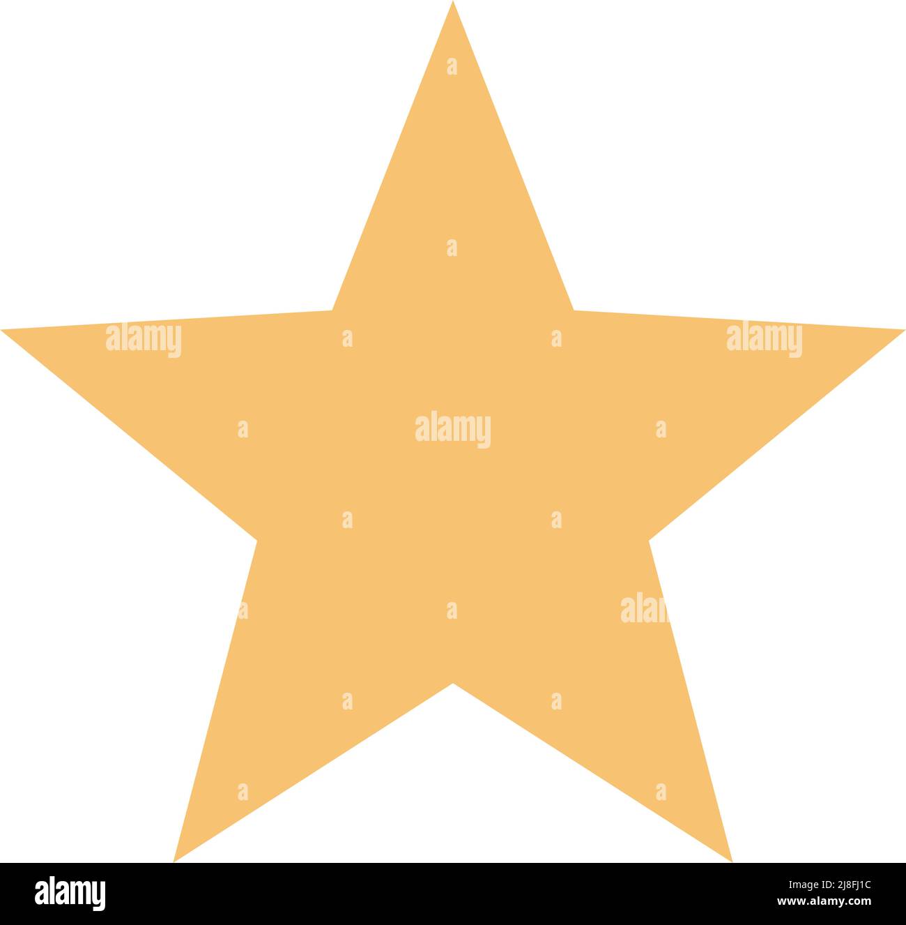 Simple yellow star icon. Editable vector Stock Vector Image & Art - Alamy