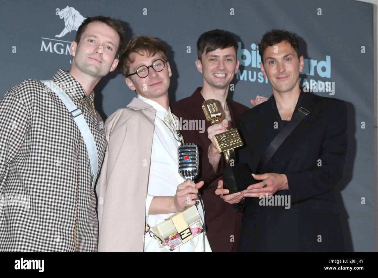LOS ANGELES - MAY 15: Dave Bayley, Drew MacFarlane, Edmund Irwin-Singer ...