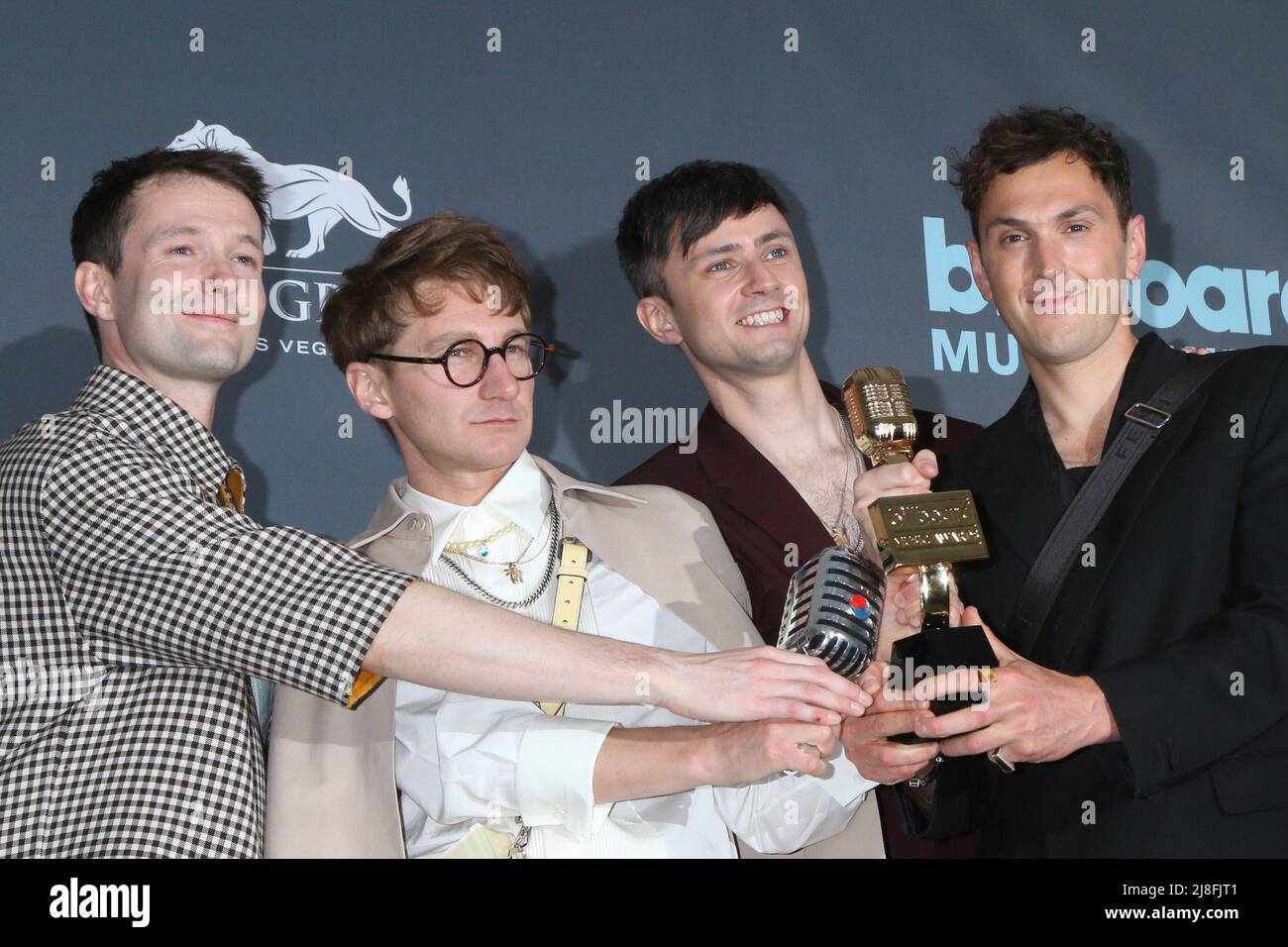 LOS ANGELES - MAY 15: Dave Bayley, Drew MacFarlane, Edmund Irwin-Singer ...