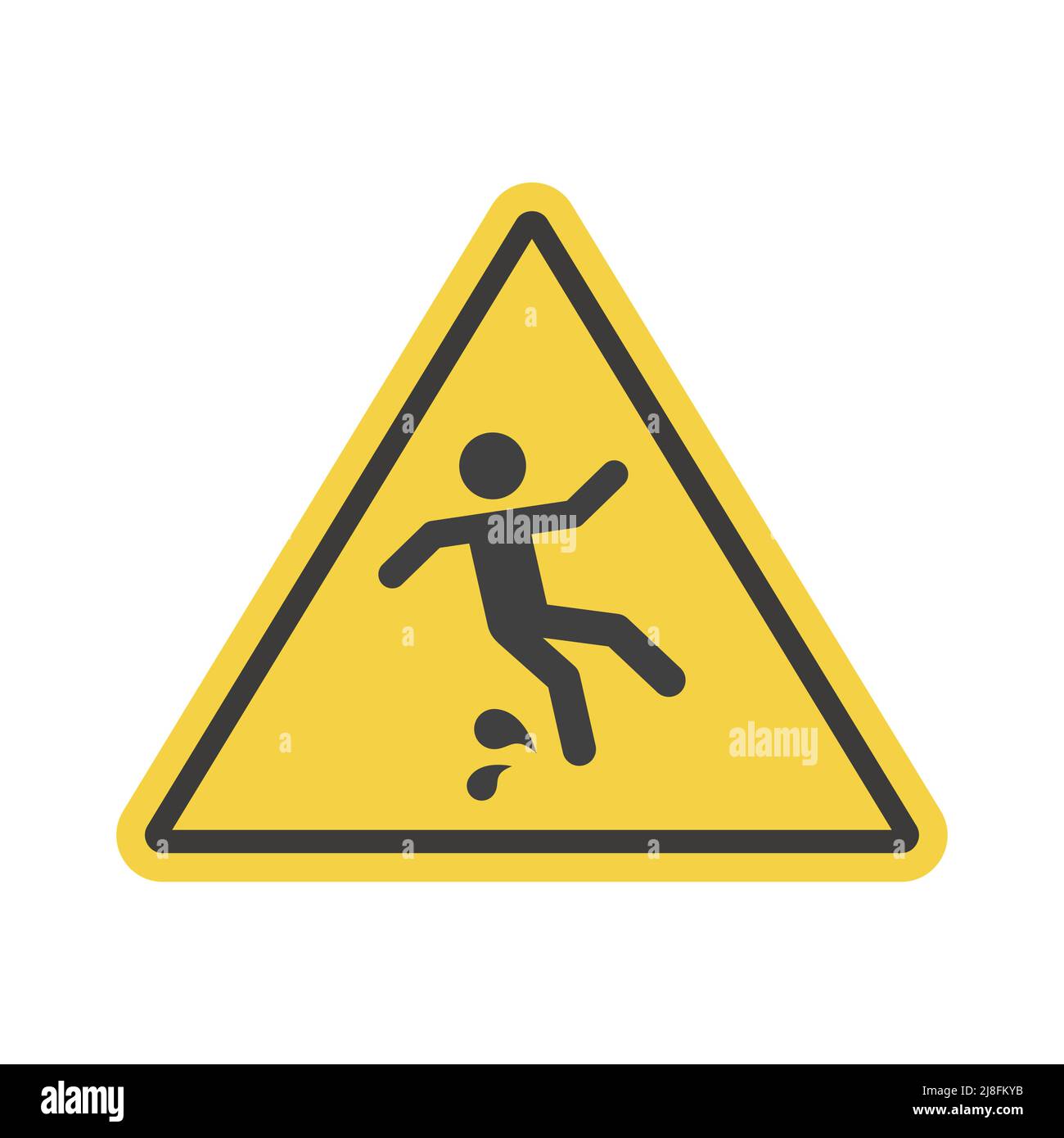 Warning Floor Sign Cut Out Stock Images And Pictures Alamy
