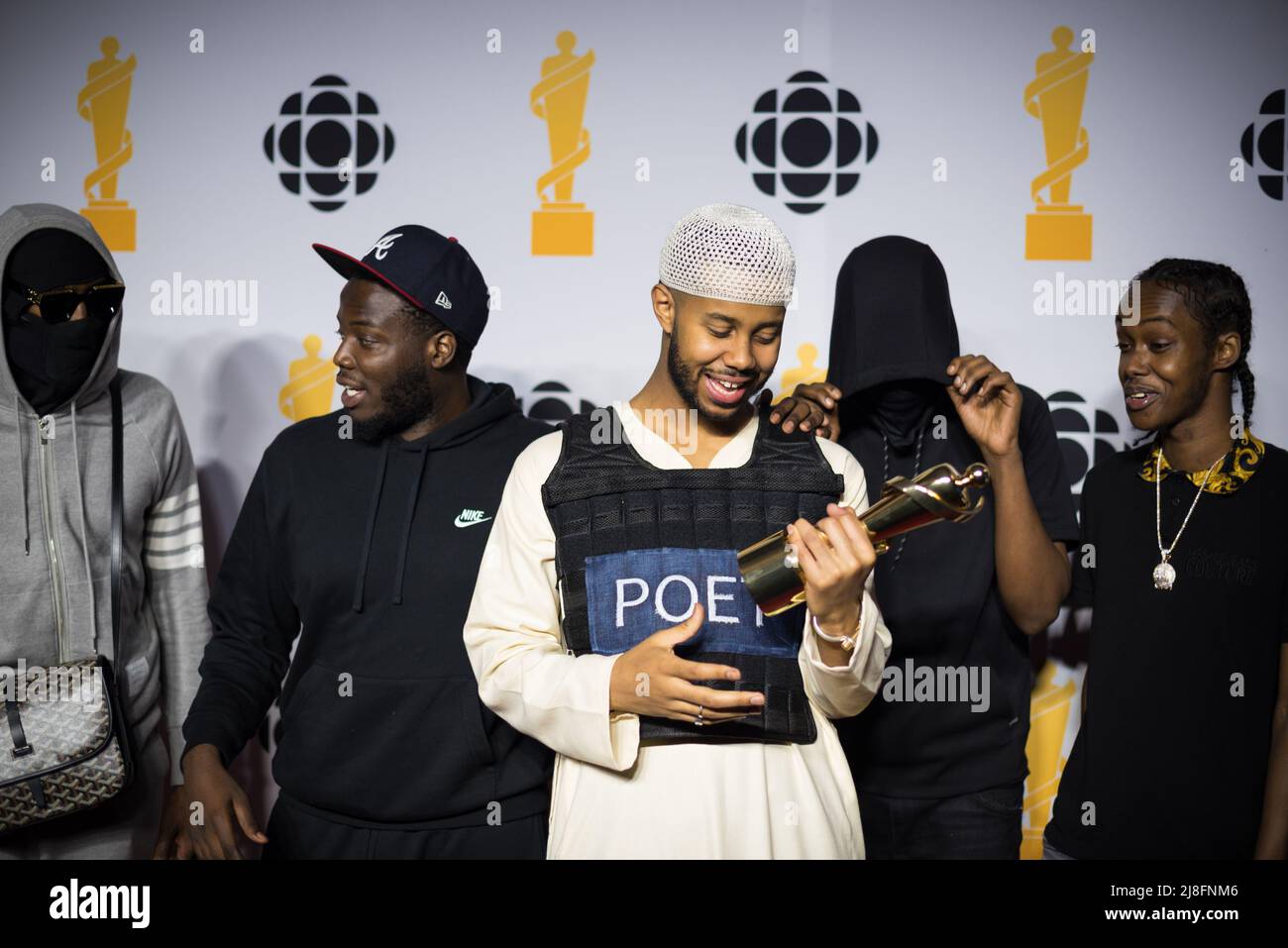 Toronto, Canada. 15th May, 2022. Mustafa poses for a photograph at the ...