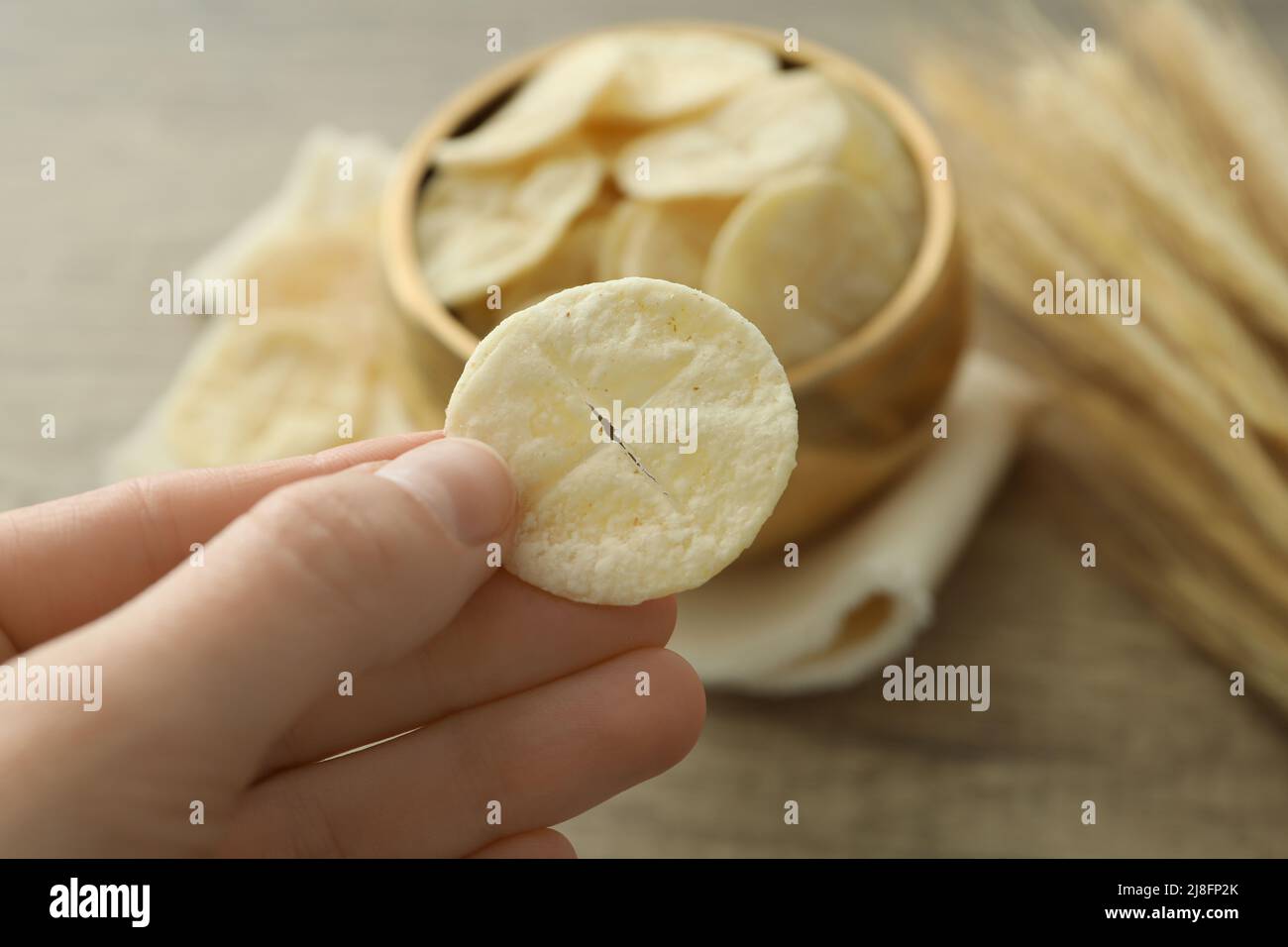 Concept or composition of Eucharist, close up Stock Photo - Alamy