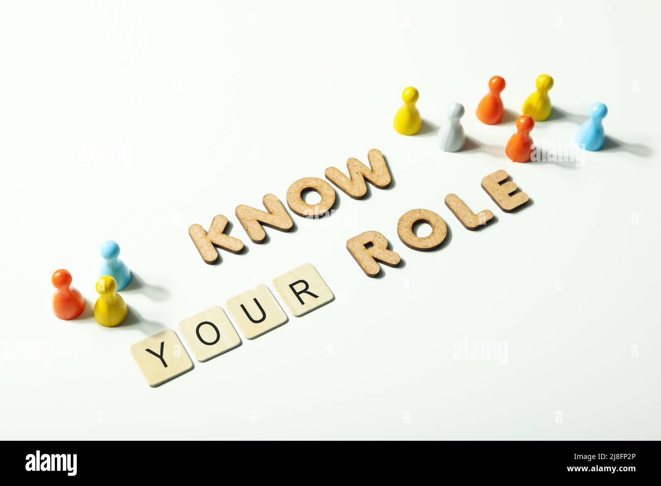 Concept of business roles and responsibilities, business concept Stock ...