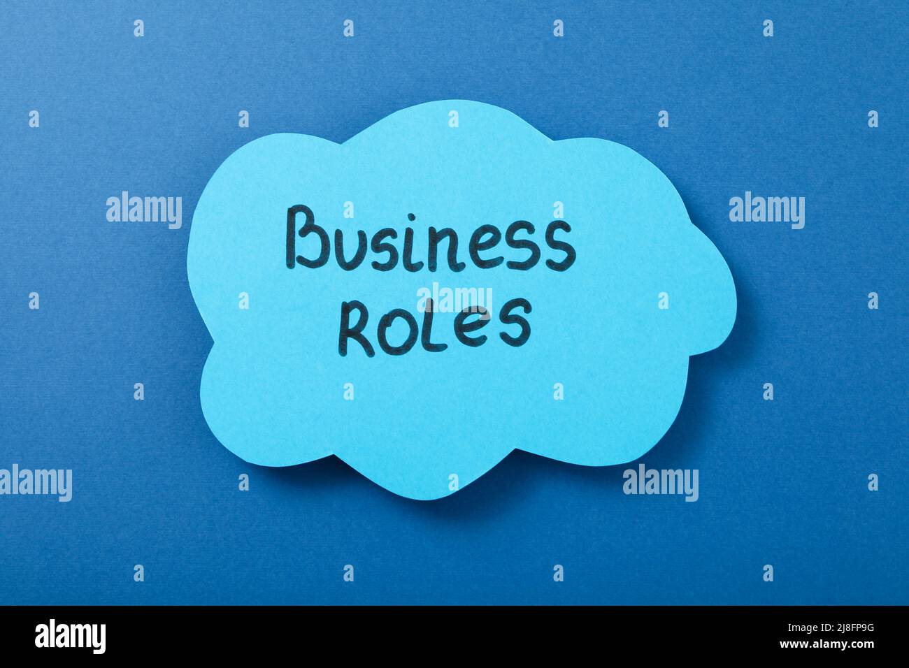Concept of business roles and responsibilities, business concept Stock ...