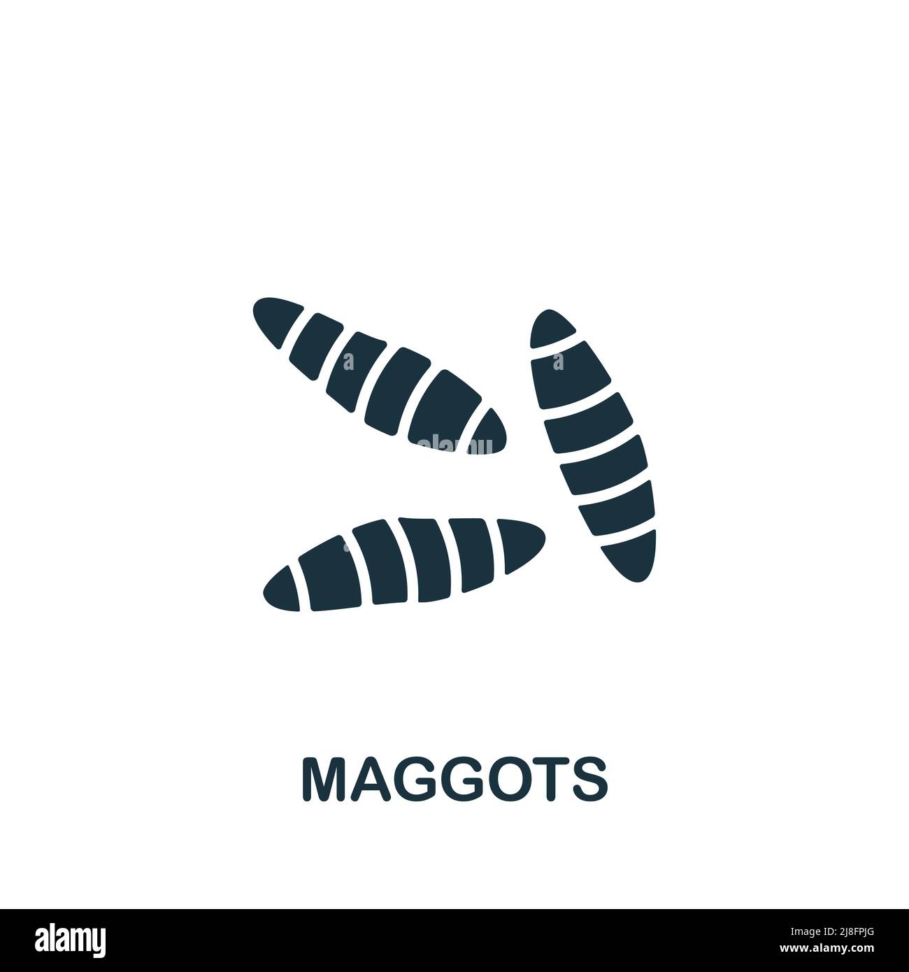 Maggots medical Stock Vector Images - Alamy