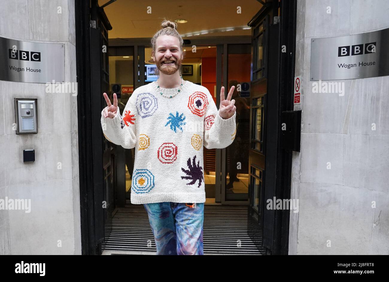 Sam Ryder, who finished second in the final of the Eurovision 2022 Song ...